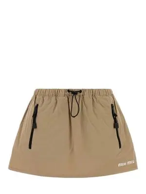 Miu Miu Cotton Skirt - Multicolor