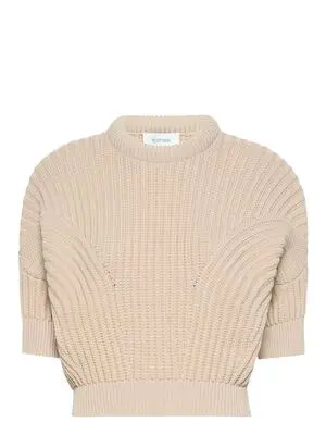 Sportmax Sportmax Women Cotton Blend Sweater With Sunburst Pattern Multicolor