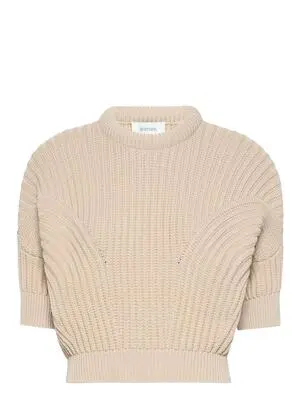 Sportmax Cotton Blend Sunburst Pattern Sweater - Multicolor
