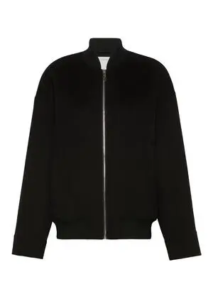 Sportmax Pure Wool Bomber Jacket - Black