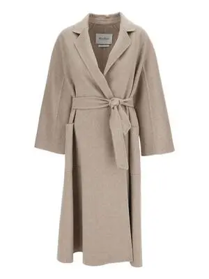 Max Mara Ludmilla Cashmere Wrap Coat - Multicolor