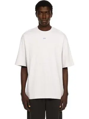 Off-White Stencil Arrow Skate Logo T-shirt - Gray