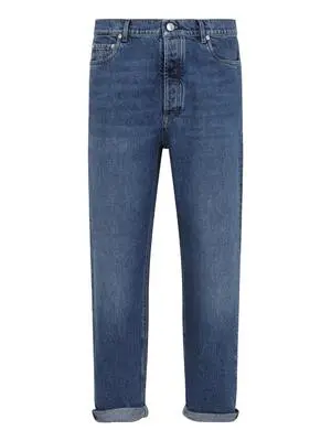 Brunello Cucinelli Straight-leg Denim Jeans - Blue
