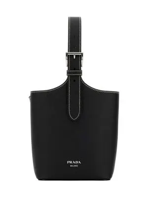 Prada Saffiano Leather Handbag - Black
