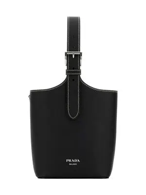 Prada Saffiano Leather Handbag - Black