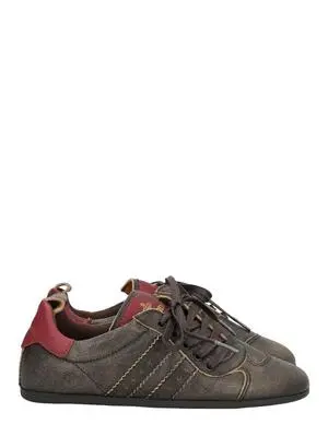 VIVIENNE WESTWOOD Drunken Leather Trainers - Black