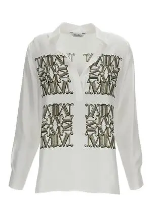 Max Mara Printed Silk Shirt - Multicolor