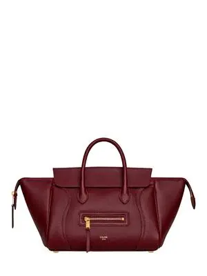 Celine Leather Luggage Shoulder Bag - Multicolor