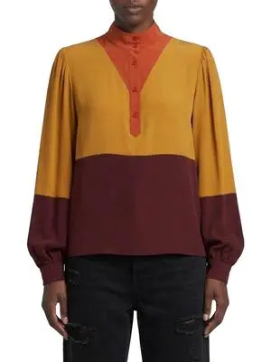 Saint Laurent SAINT LAURENT Multicolor Silk Blouse Multicolor