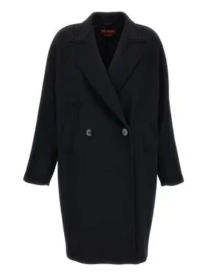 Max Mara Double Breasted Coat - Multicolor