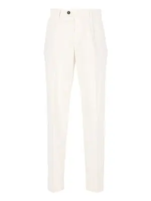 Eleventy Pleated Trousers - White