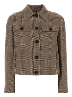 Brunello Cucinelli Embroidered Linen Blazer - Multicolor
