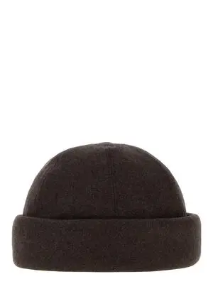 Giorgio Armani Chocolate Cotton Blend Hat - Brown