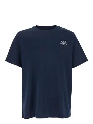 A.p.c. Embroidered Logo Crew Neck T-shirt - Multicolor