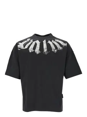Palm Angels Big Neck T-shirt - Black