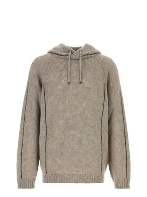 Giorgio Armani Alpaca Blend Sweater - Gray
