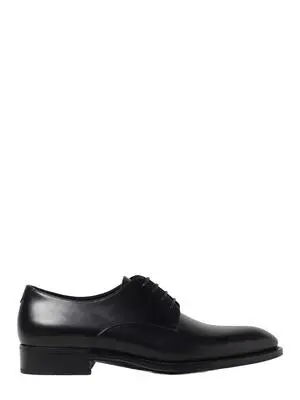Saint Laurent Leather Brogue Shoes - Black