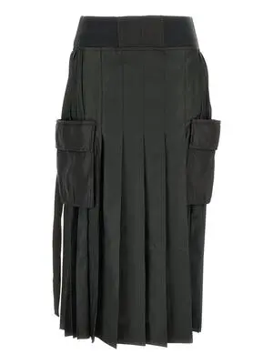 Sacai Nylon Twill Skirt - Multicolor