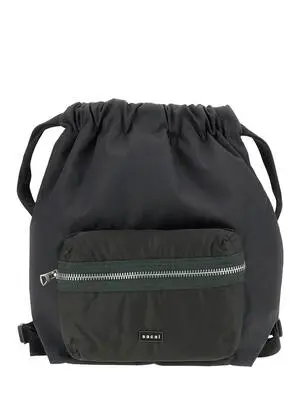 Sacai Technical Nylon Pocket Knapsack Backpack - Multicolor
