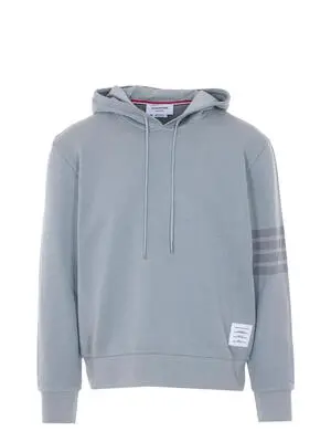 Thom Browne THOM BROWNE 4BAR HOODIE Gray