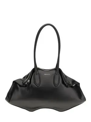 Alexander McQueen Manta Shoulder Bag - Black