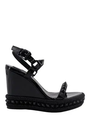 CHRISTIAN LOUBOUTIN Pyra Clou Sandals - Black