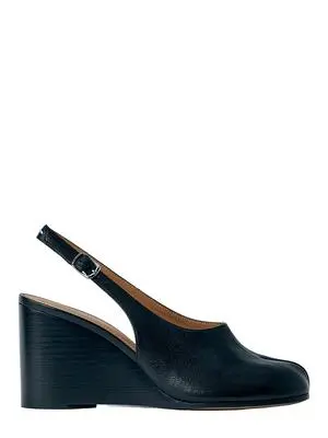 MAISON MARGIELA Tabi Slingback Wedges - Black