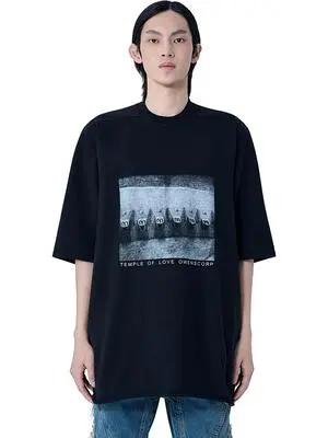 Rick Owens Jumbo Ss T-shirt - Black