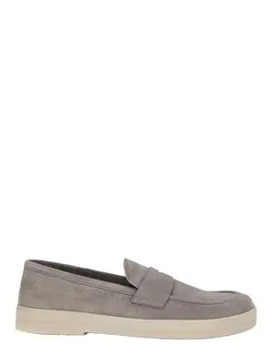 Prada PRADA Leather Loafers Gray