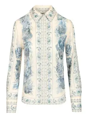 Zimmermann Wanderlust Body Shirt - Blue