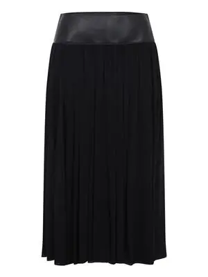 Alaïa Belt Midi Skirt - Black