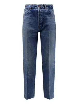 Celine Boyfriend Cotton Jeans - Multicolor