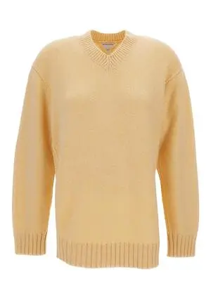 Bottega Veneta Diagonal Cashmere Knit Sweater - Multicolor