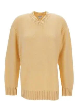 Bottega Veneta Diagonal Cashmere Knit Sweater - Multicolor