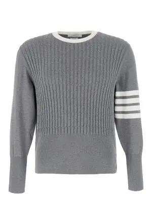 Thom Browne THOM BROWNE Ribbed Knitwear Pullover Multicolor