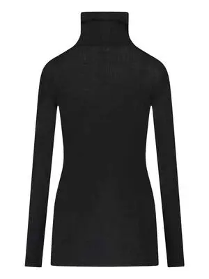 Rick Owens Long Sleeve Tube Sweater - Black
