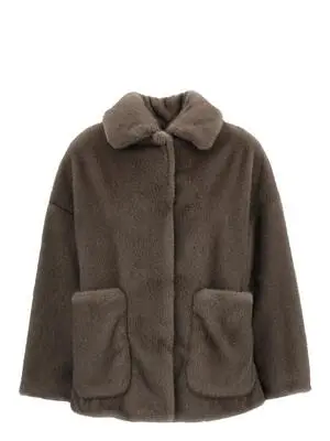 Herno Faux Fur Jacket - Multicolor