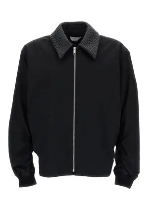 Bottega Veneta BOTTEGA VENETA Cotton-Blend Bomber Jacket Multicolor