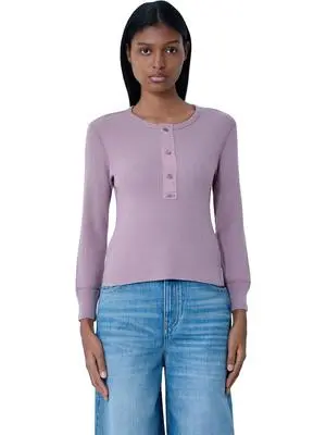Chloé Henley T-shirt - Purple
