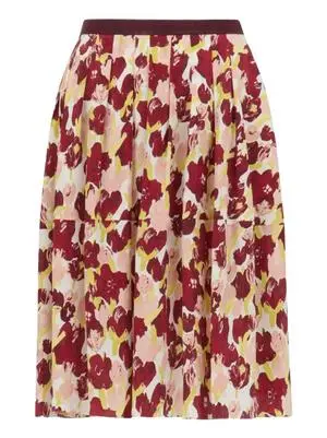 Marni Floral Pleated Skirt - Multicolor