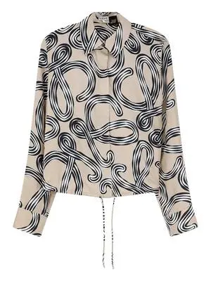 Loewe Loewe Women Paula's Ibiza - Printed Silk Shirt Multicolor
