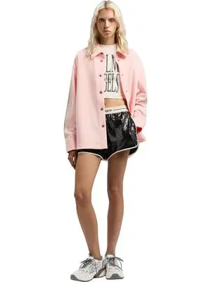Palm Angels Classic Logo Tonal Track Shirt - Pink