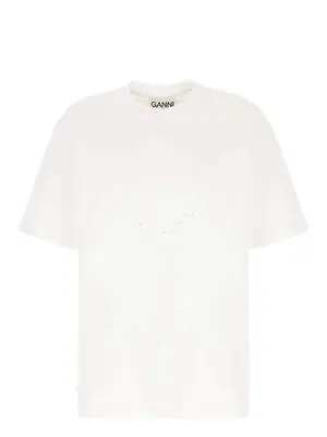 GANNI Graphic T-shirt - Multicolor