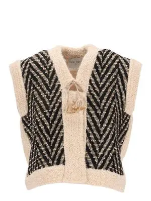 FORTE_FORTE Jacquard Vest - Multicolor