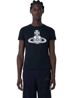 VIVIENNE WESTWOOD Logo Motif T-shirt - Black