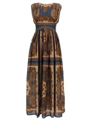 Zimmermann Mahon Waisted Maxi Dress - Multicolor