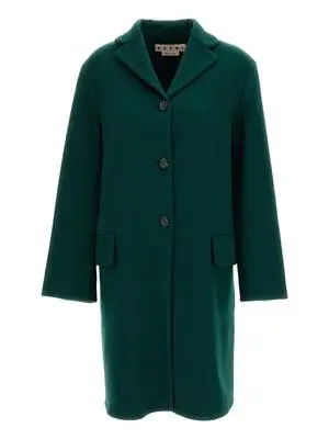 Marni Wool And Cashmere Coat - Multicolor
