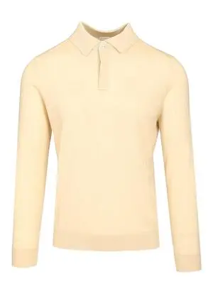 Paul Smith Long-sleeved Polo Shirt - Cream
