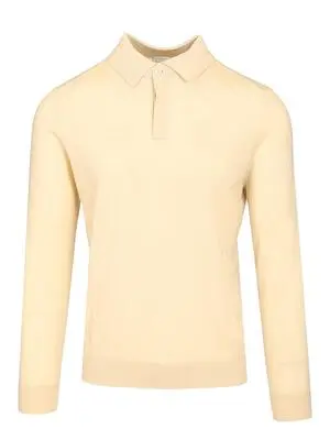 Paul Smith Long-sleeved Polo Shirt - Cream