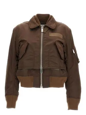 Sacai Nylon Twill Blouson - Multicolor